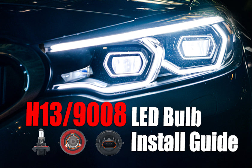 How to install H13 9008 LED Bulb? | H13 9008 LED Bulbs Install Guide