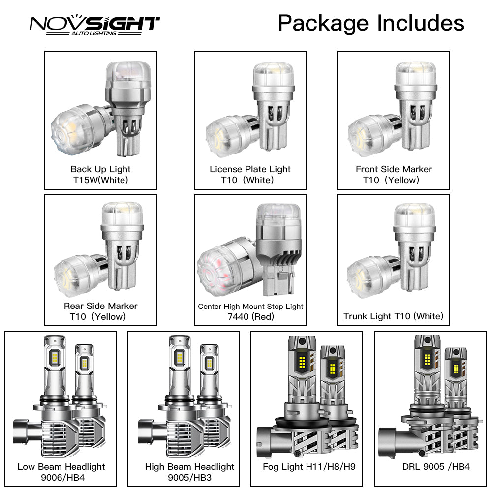 Honda Light Bulb Numbers 2018 2022 Honda Accord LED Bulbs