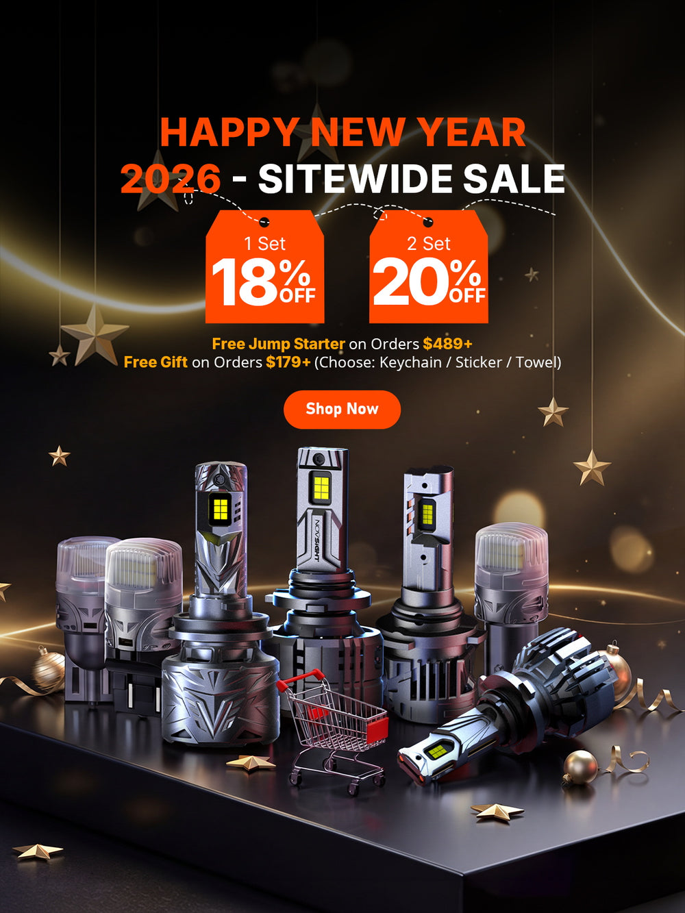 Novsight Compre 1 y obtenga 1 bombillas LED gratis