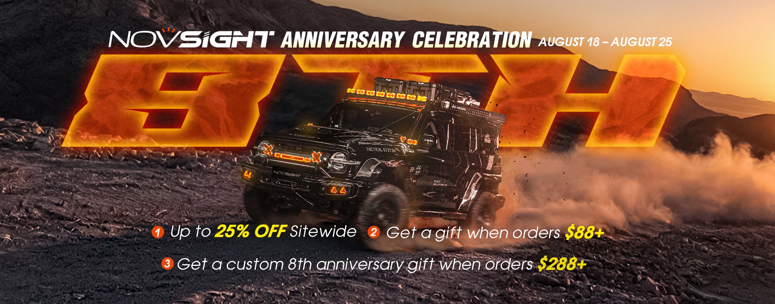 NOVSIGHT®-Professional Off-Road Spotlights & Automotive LED Headlights