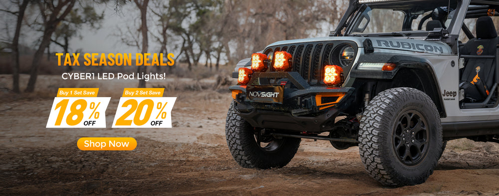 NOVSIGHT®- Auto Lighting, LED Headlight Bulbs & OFF-Road LED Lights