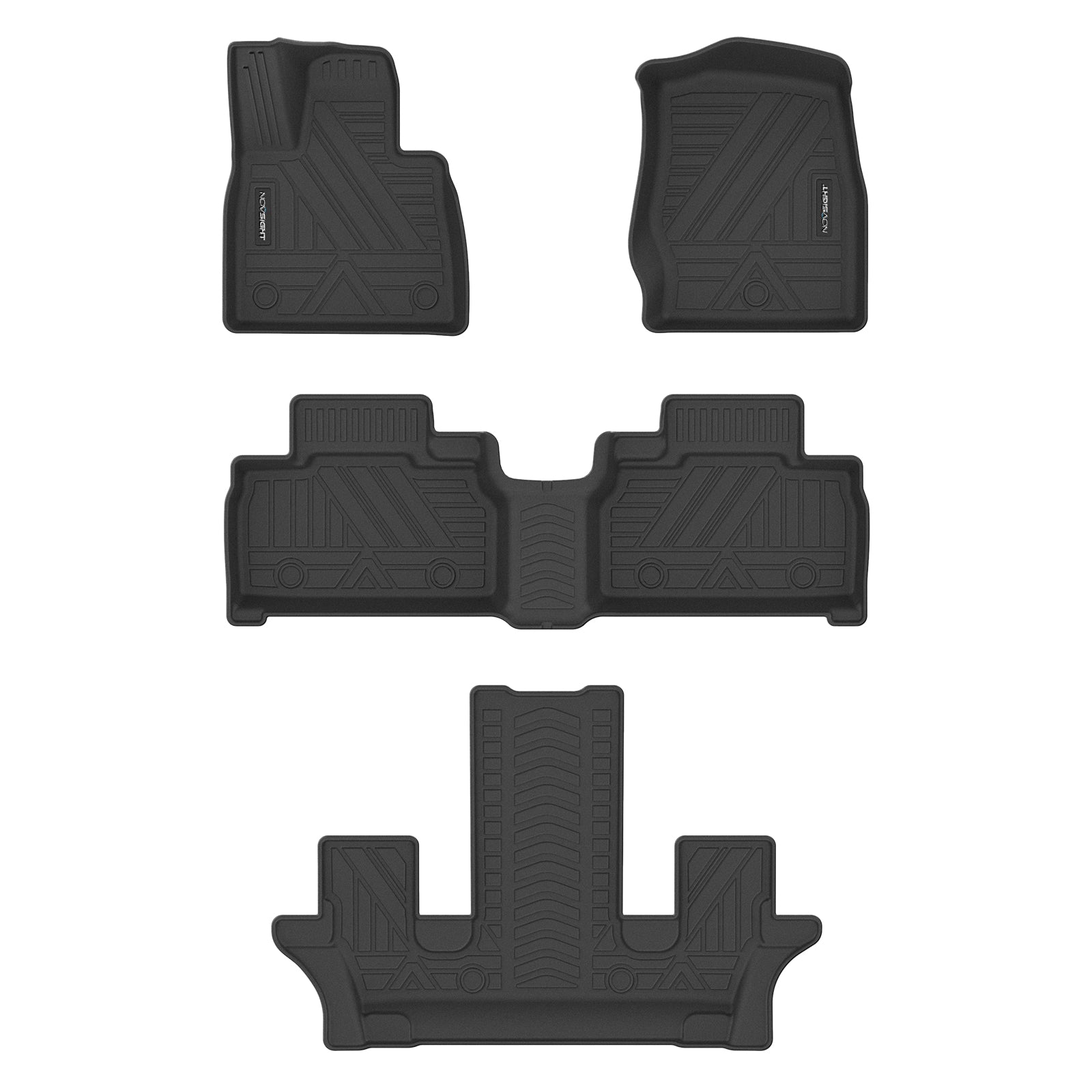 Ford Explorer 6&7 Seats 2023 Cargo Mat Trunk Mat with Backrest Custom ...
