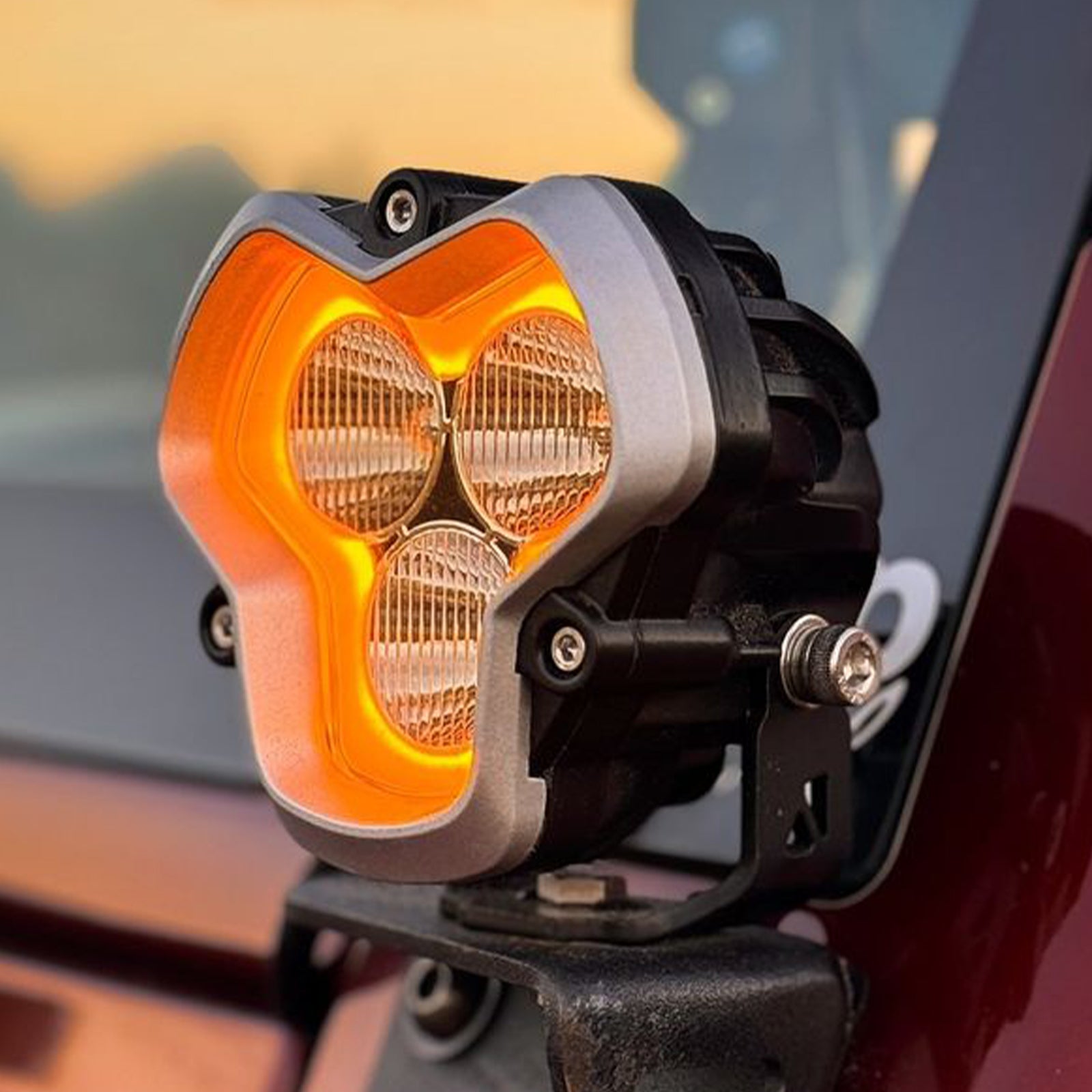 NOVSIGHT HALO-Serie 3,5-Zoll-LED-Pods mit DRL 48 W Doppellicht-Kit