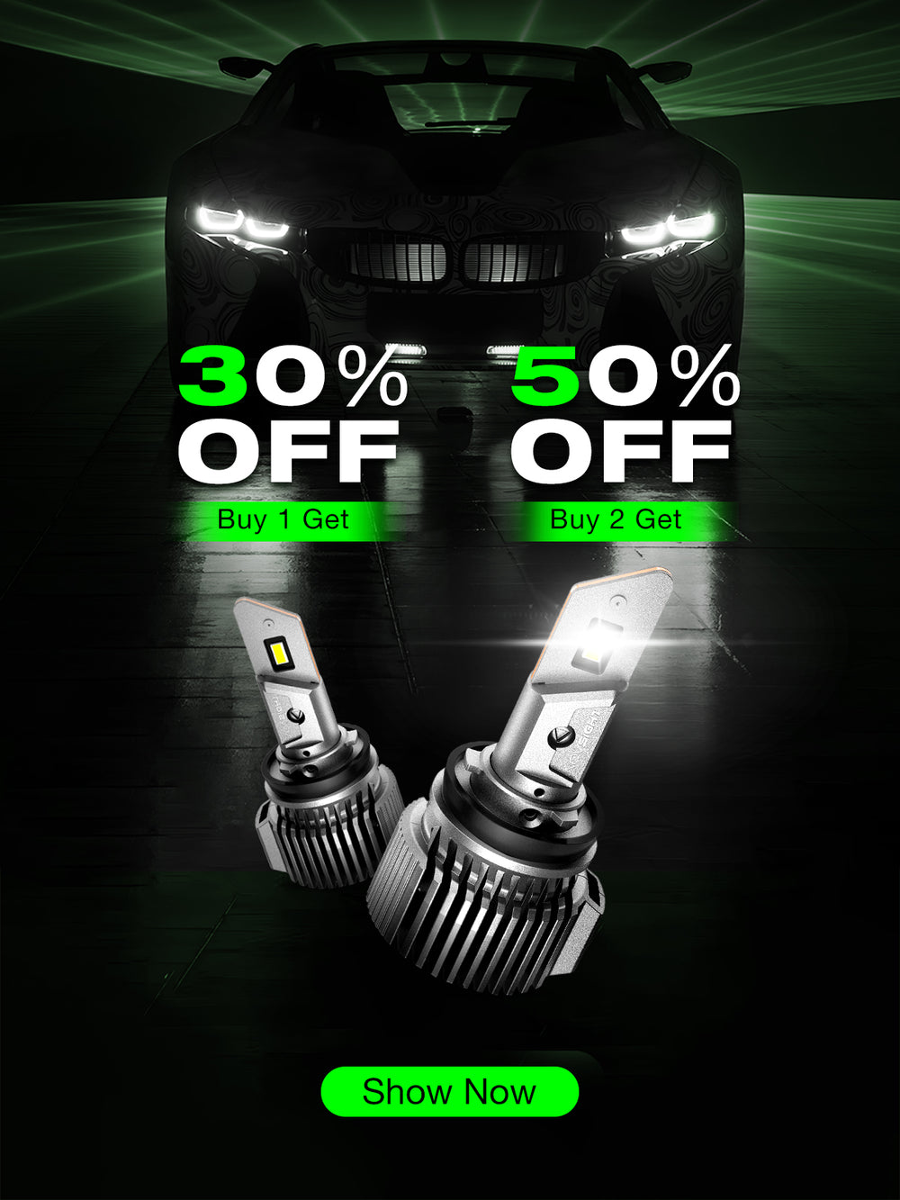 Novsight LED Bulbs Big Deal, Buy 1 Get 30% OFF, Buy 2 Get 50% OFF