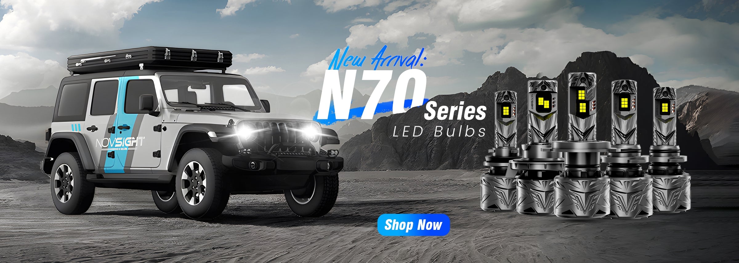 NOVSIGHT®- Auto Lighting, LED Headlight Bulbs & OFF-Road LED Lights