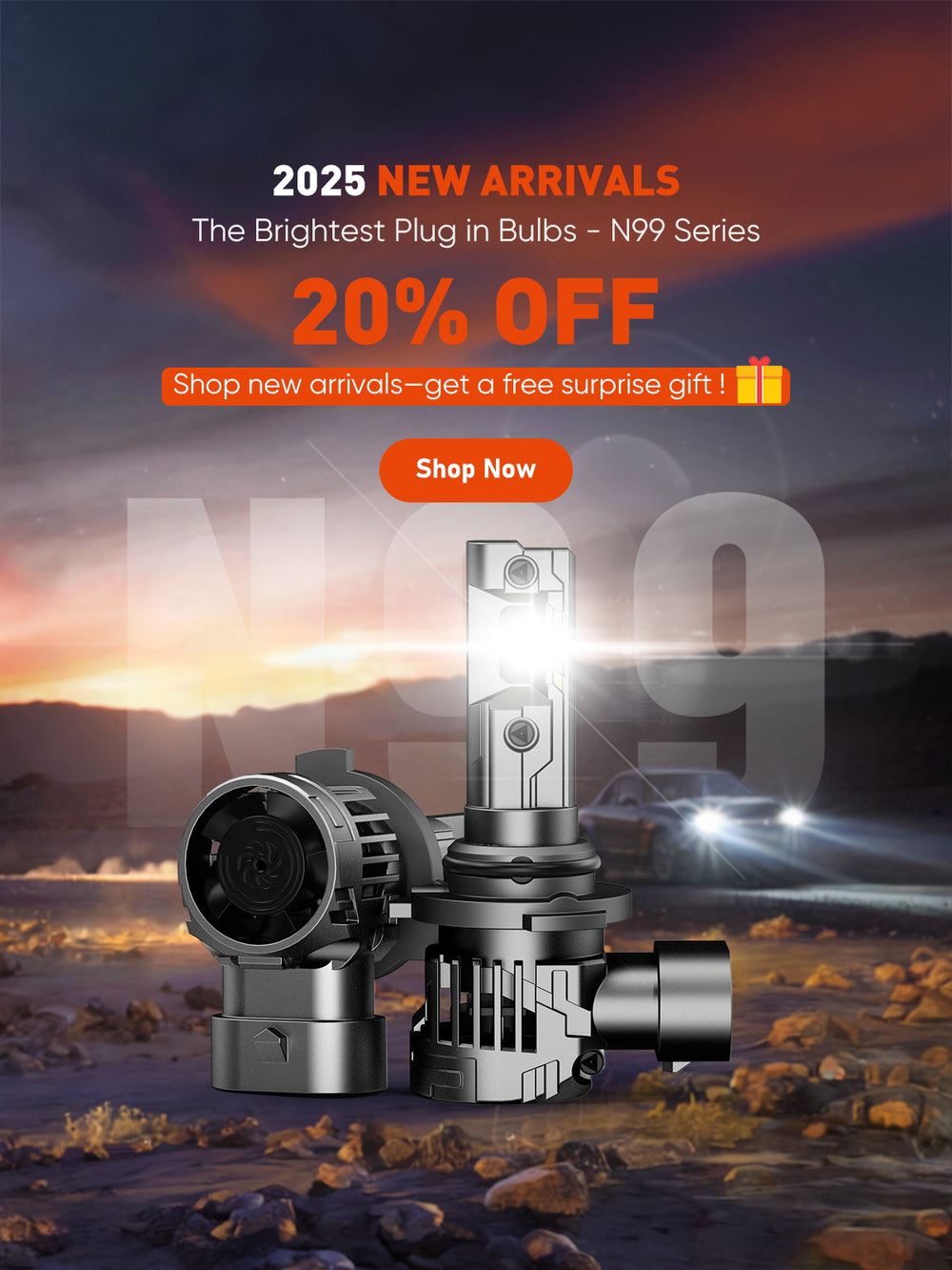 NOVSIGHT®- Auto Lighting, LED Headlight Bulbs & OFF-Road LED Lights