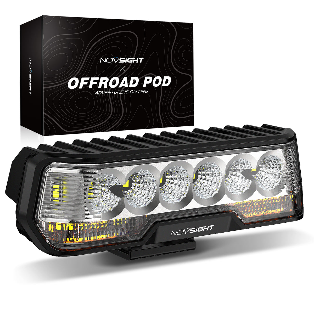 Rock Series | 6 Inch LED Integrated Reverse and Brake Light Bar Red ...