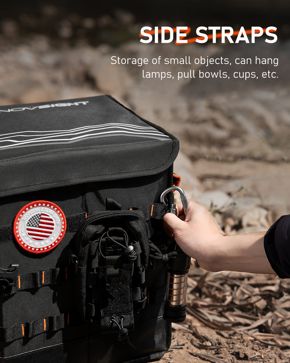 Novsight Rove Series Camping Storage Box Foldable Trunk Organizer