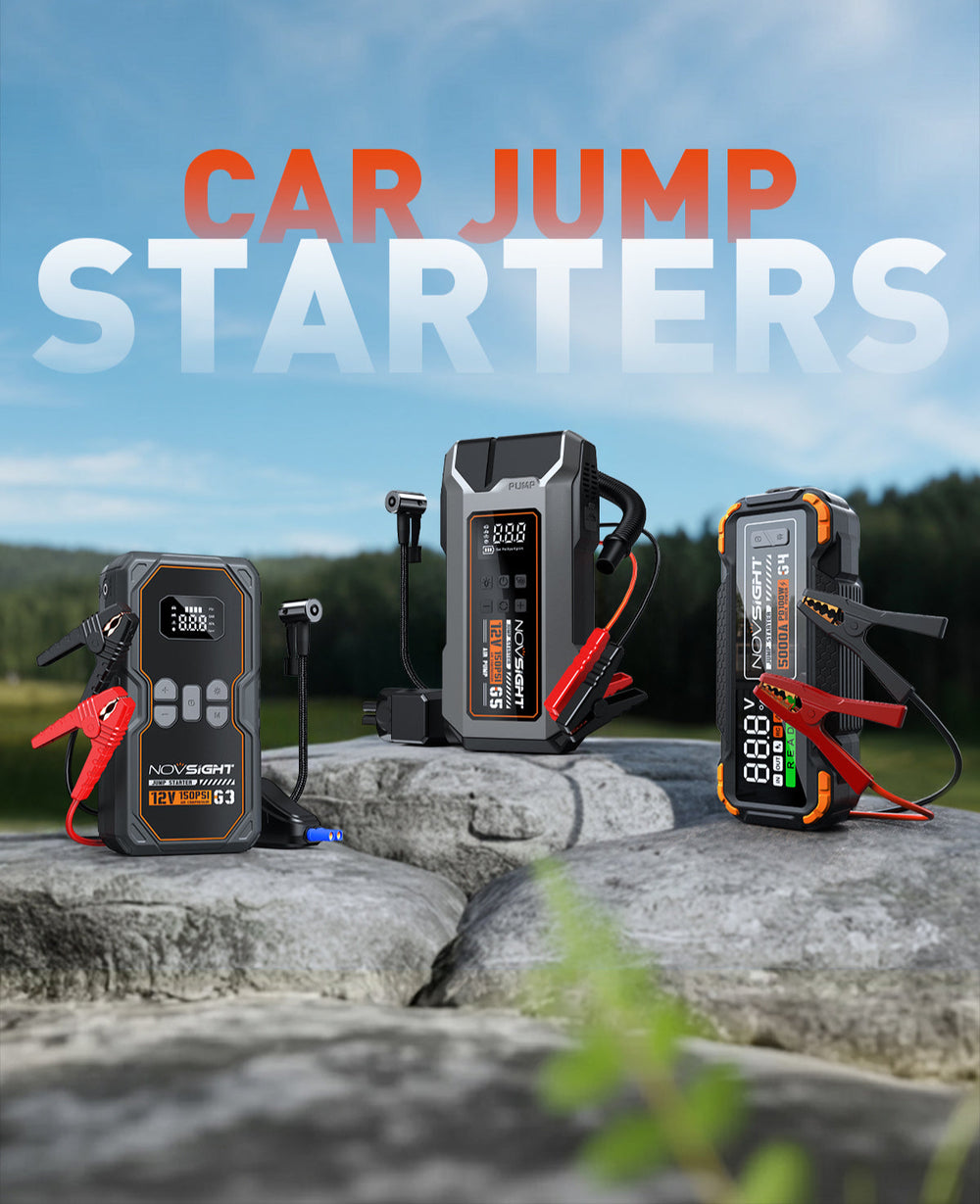 Novsight Portable Ultra Safe Car Jump Starters for Gas and Diesel Cars