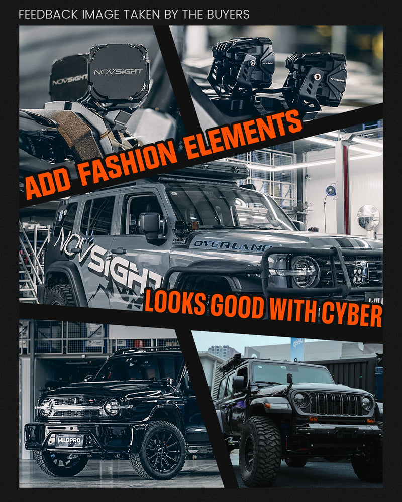 3 Inch LED Pod Driving Fog Flood Spot Ditch Light Off-Road Cube for ...