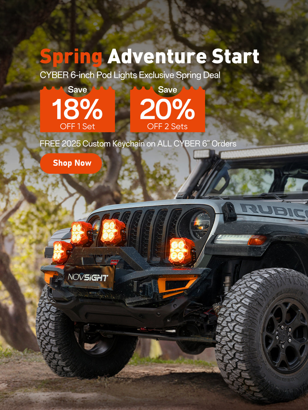 NOVSIGHT®- Auto Lighting, LED Headlight Bulbs & OFF-Road LED Lights