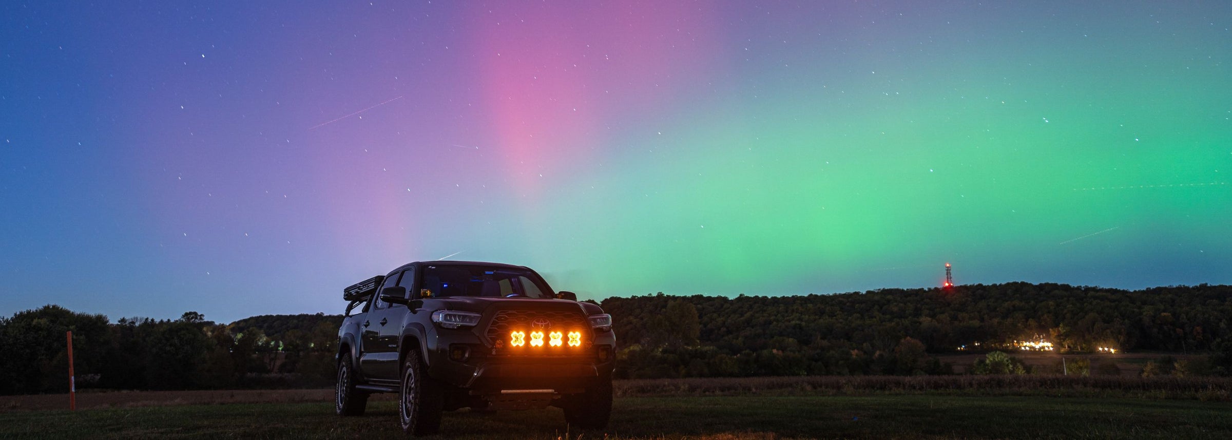 NOVSIGHT HALO Series Pod LIghts Includes DRL with Spot and flood light ...