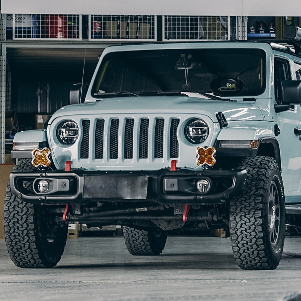 Halo Series 6-inch LED Pod Lights Kit for Jeep Wrangler Jeep Gladiator