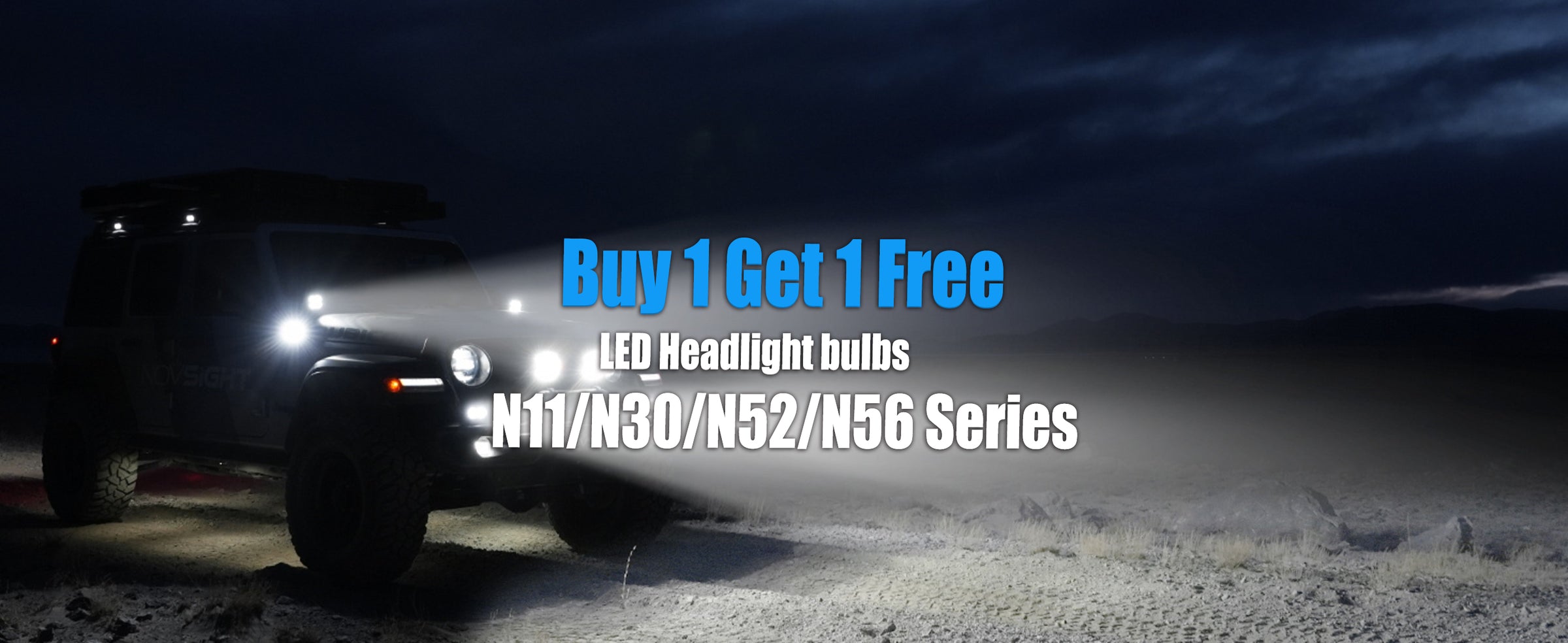 Novsight Buy 1 get 1 free LED bulbs