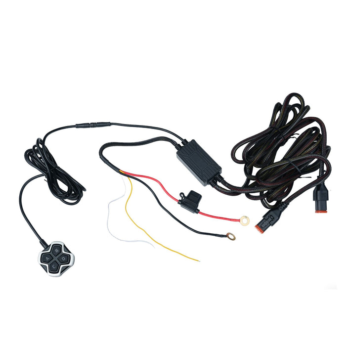 HALO Pro Series 20-inch LED Light Bar Wiring Harness Kit for Dual Ligh