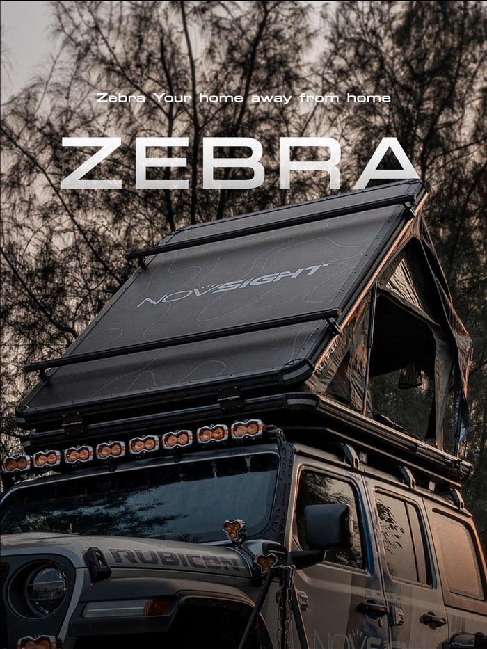 Camping Reimagined | Novsight Zebra Series Rooftop Tent