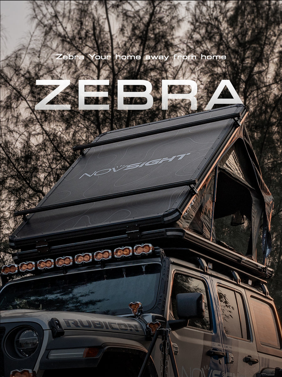 Camping Reimagined | Novsight Zebra Series Rooftop Tent