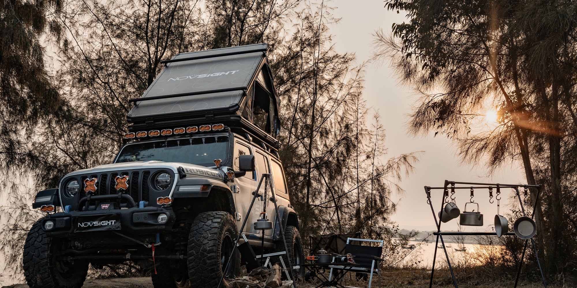Camping Reimagined | Novsight Zebra Series Rooftop Tent