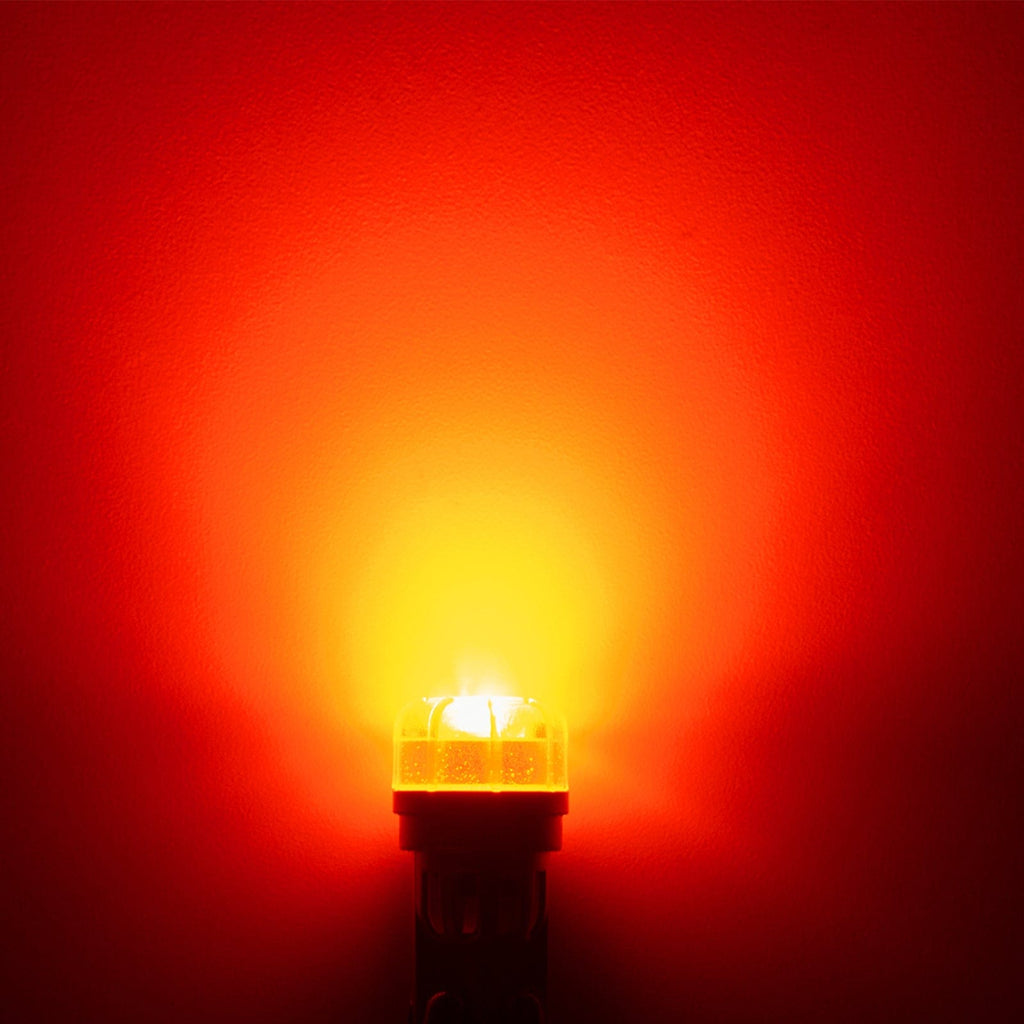 T10R 158 161 168 194 Red LED Bulbs Signal Light Front Backup Light Tai ...