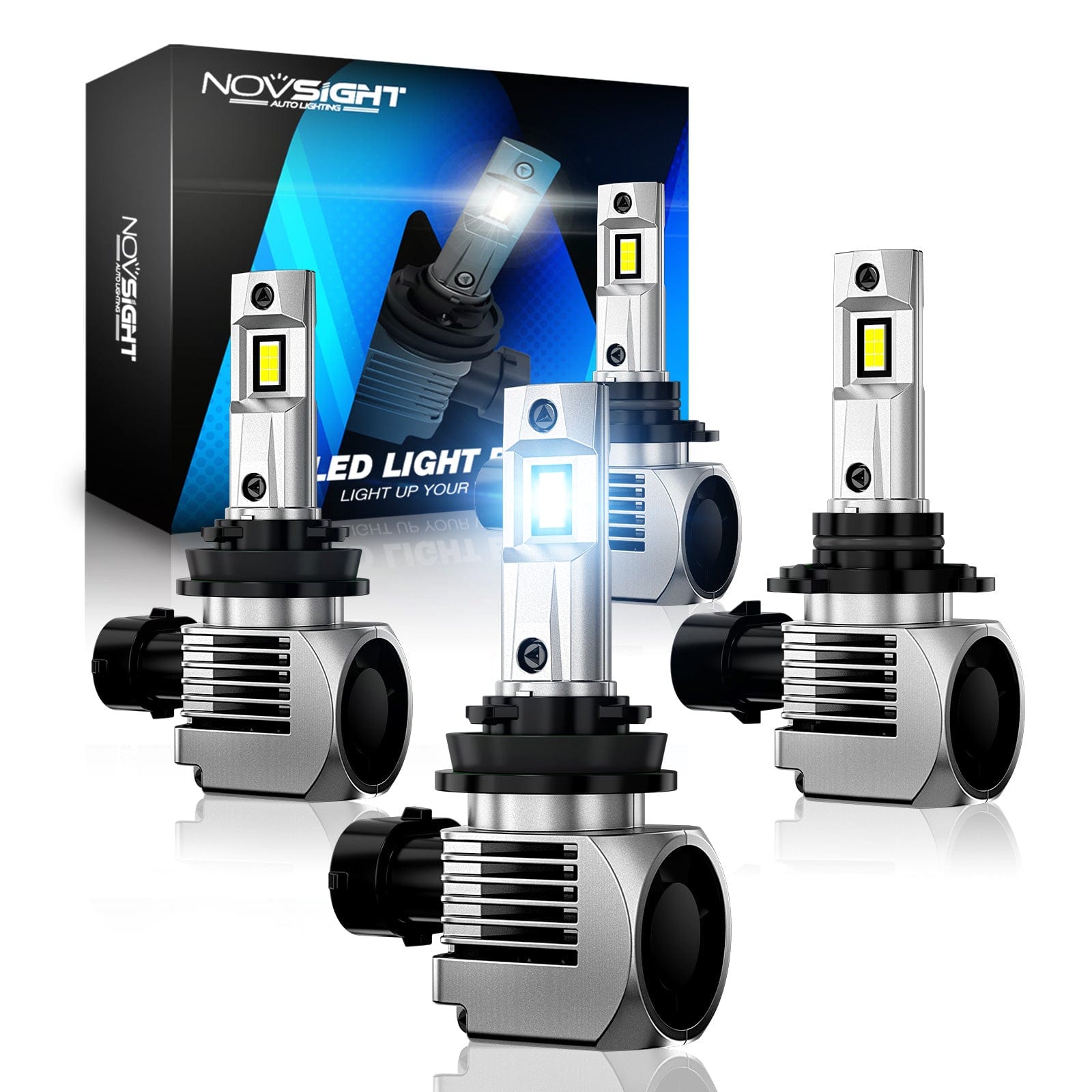 9005 H11 LED Bulbs Combo for High Low Beam All in One Replacement Quick ...