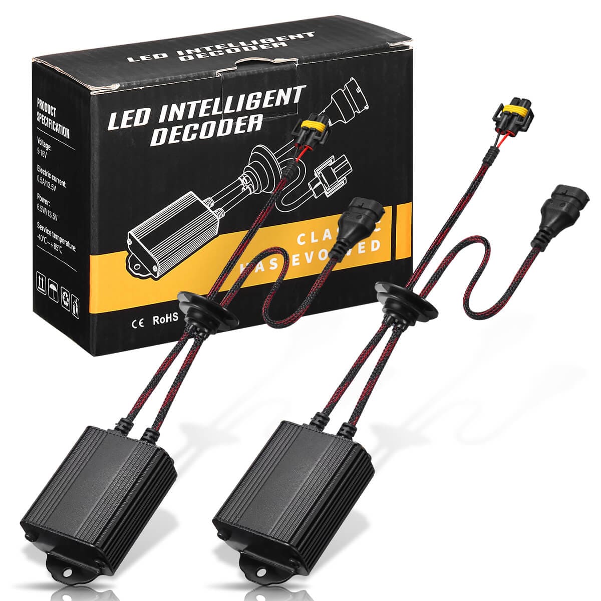 LED Headlight Canbus Decoder H11 High Compatibility Anti-Flicker Resistor