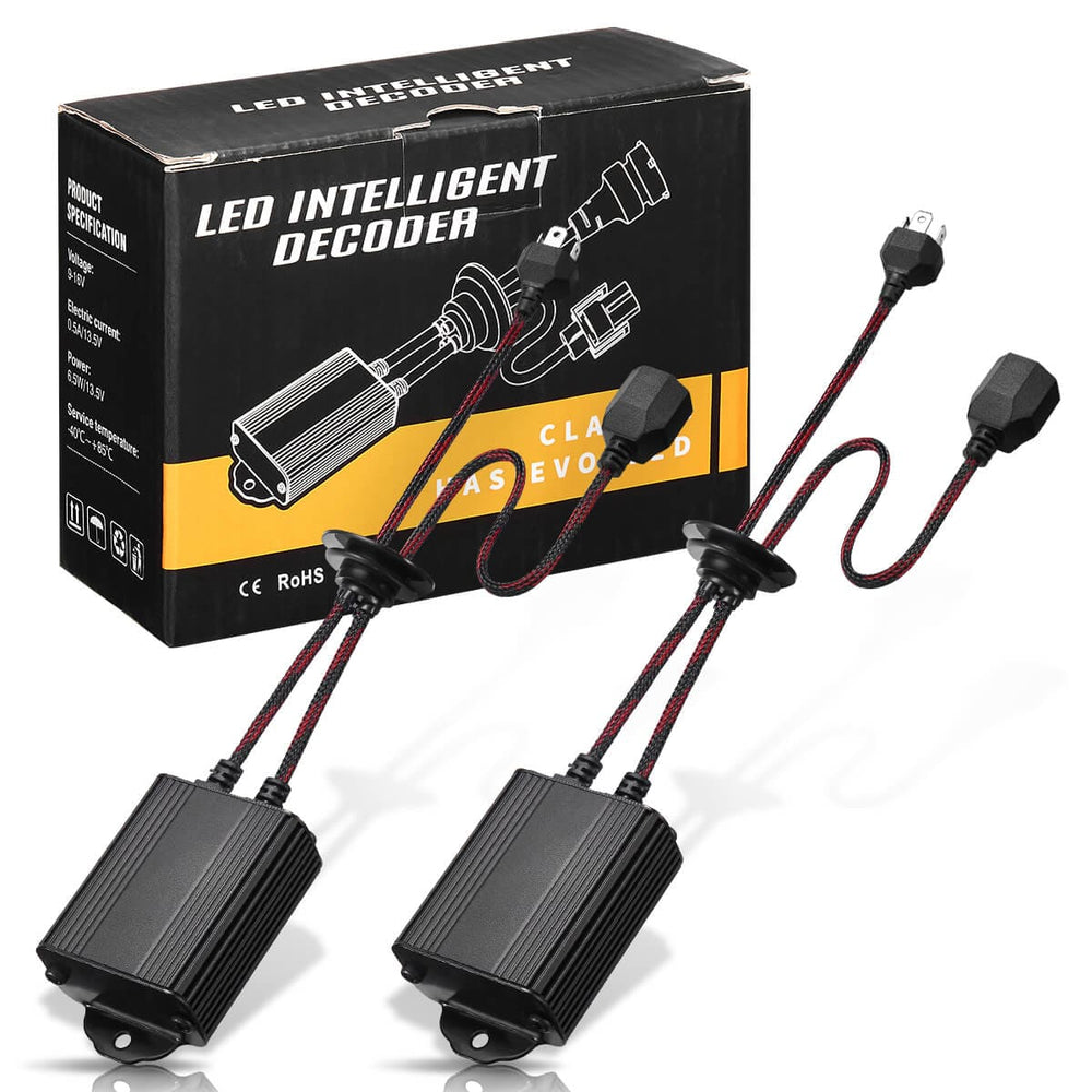 LED Headlight Canbus Decoder H4 High Compatibility Anti-Flicker Resistor